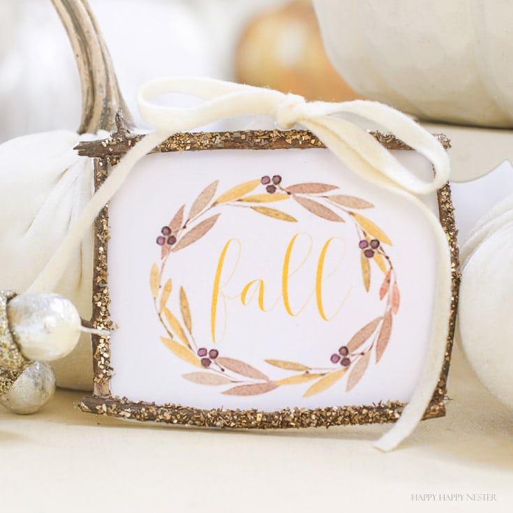 How to Make a Rustic Farmhouse Style Fall Craft - Happy Happy Nester