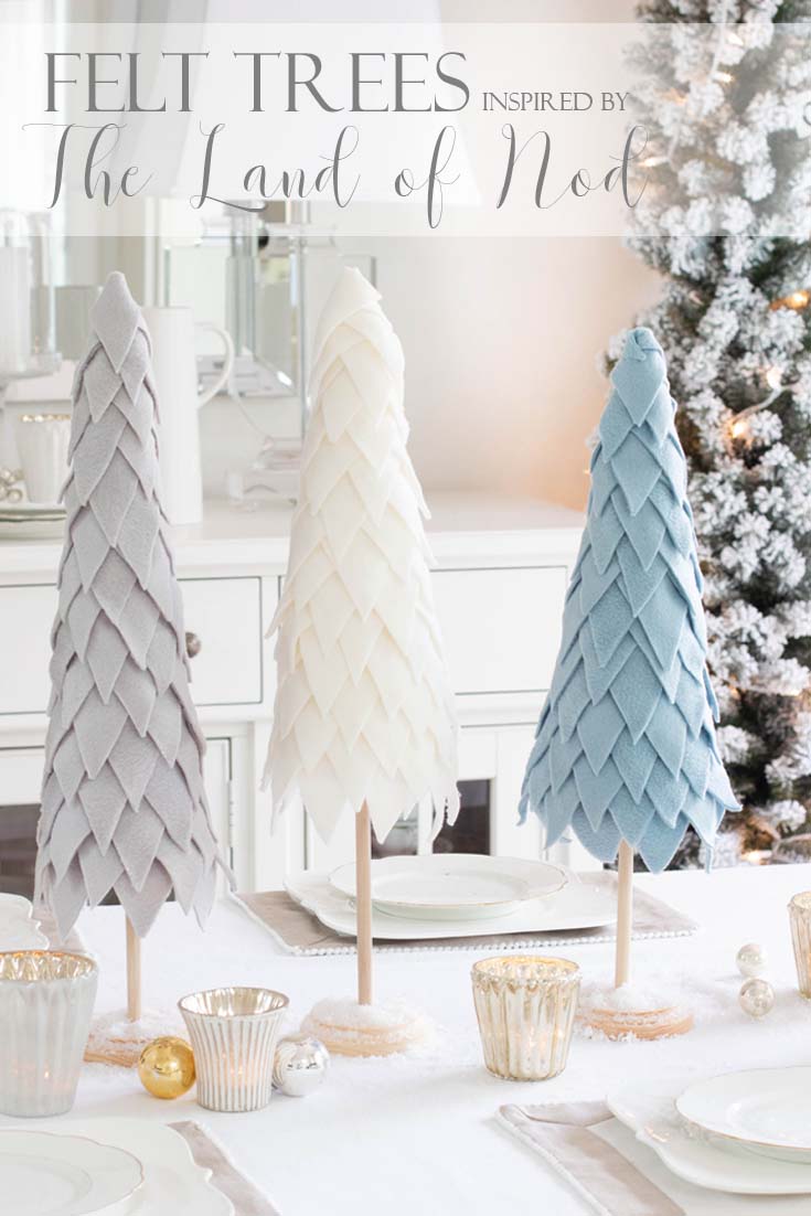 How to Make a Fleece Cone Christmas Tree - Happy Happy Nester