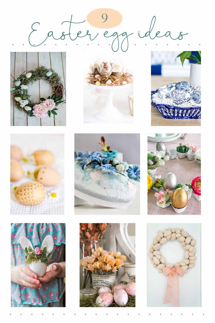 9 Unique Easter Egg Ideas: Decoupage Eggs - Happy Happy Nester