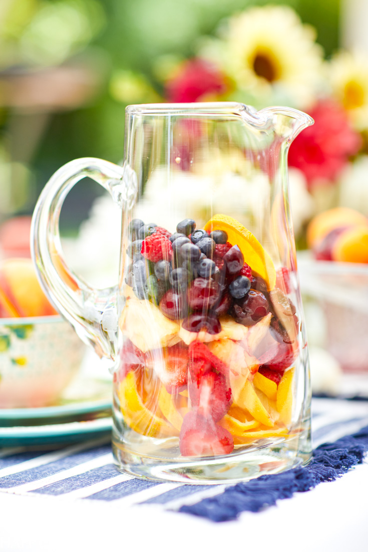 Fruity Sangria Recipe for a Summer Party - Happy Happy Nester