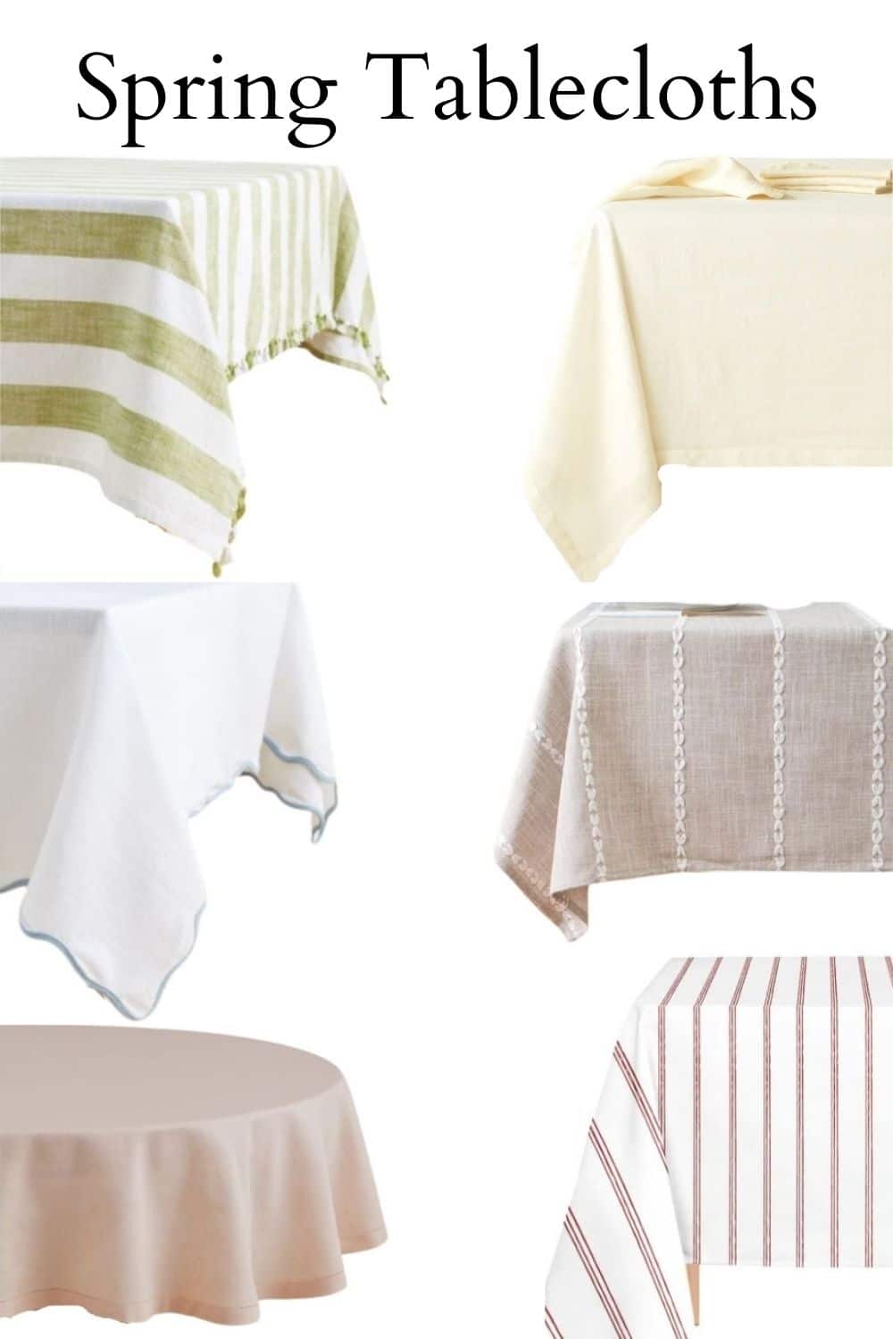 Spring Tablecloths - Happy Happy Nester