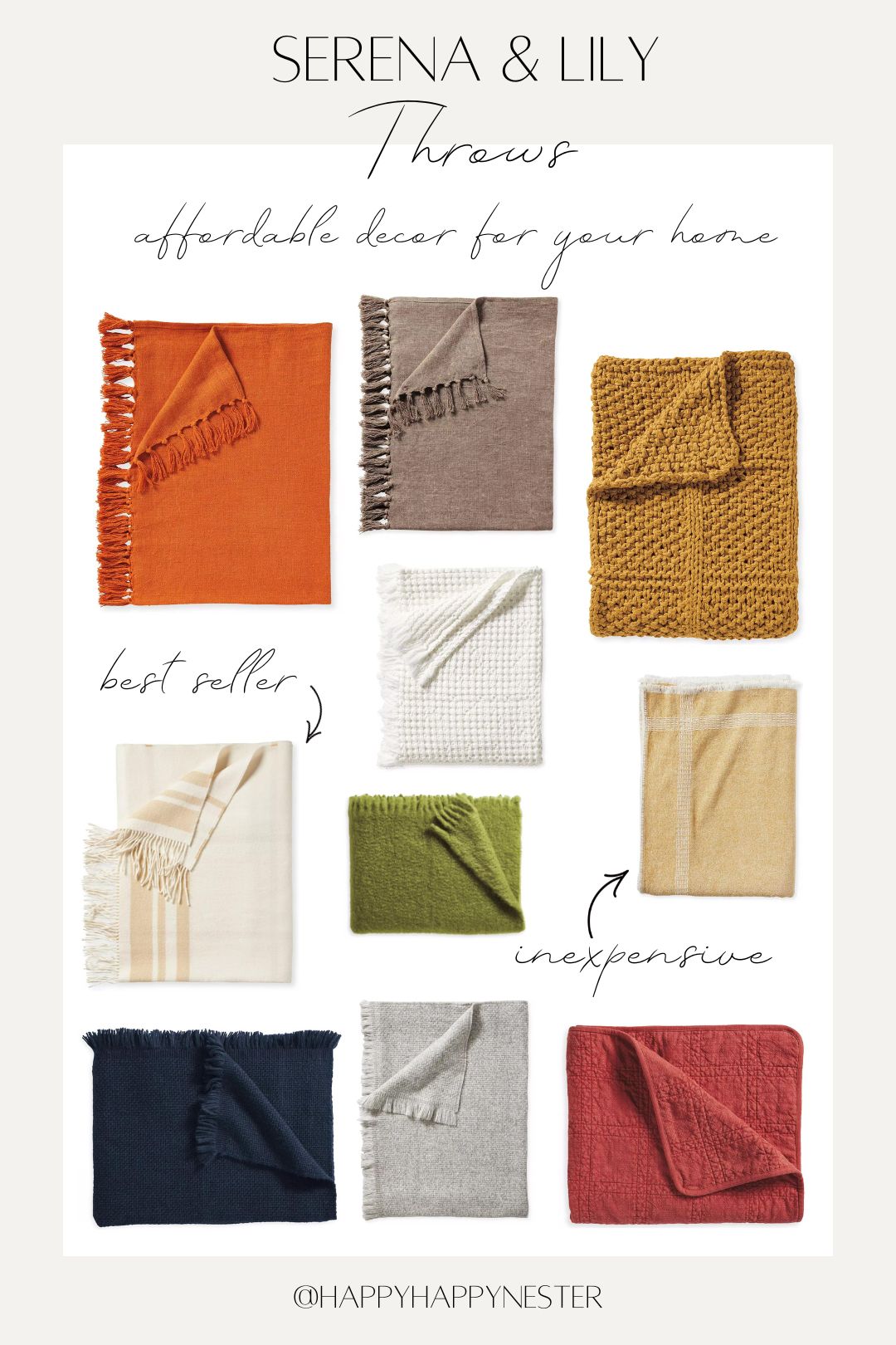 Serena and Lily Throws - Happy Happy Nester