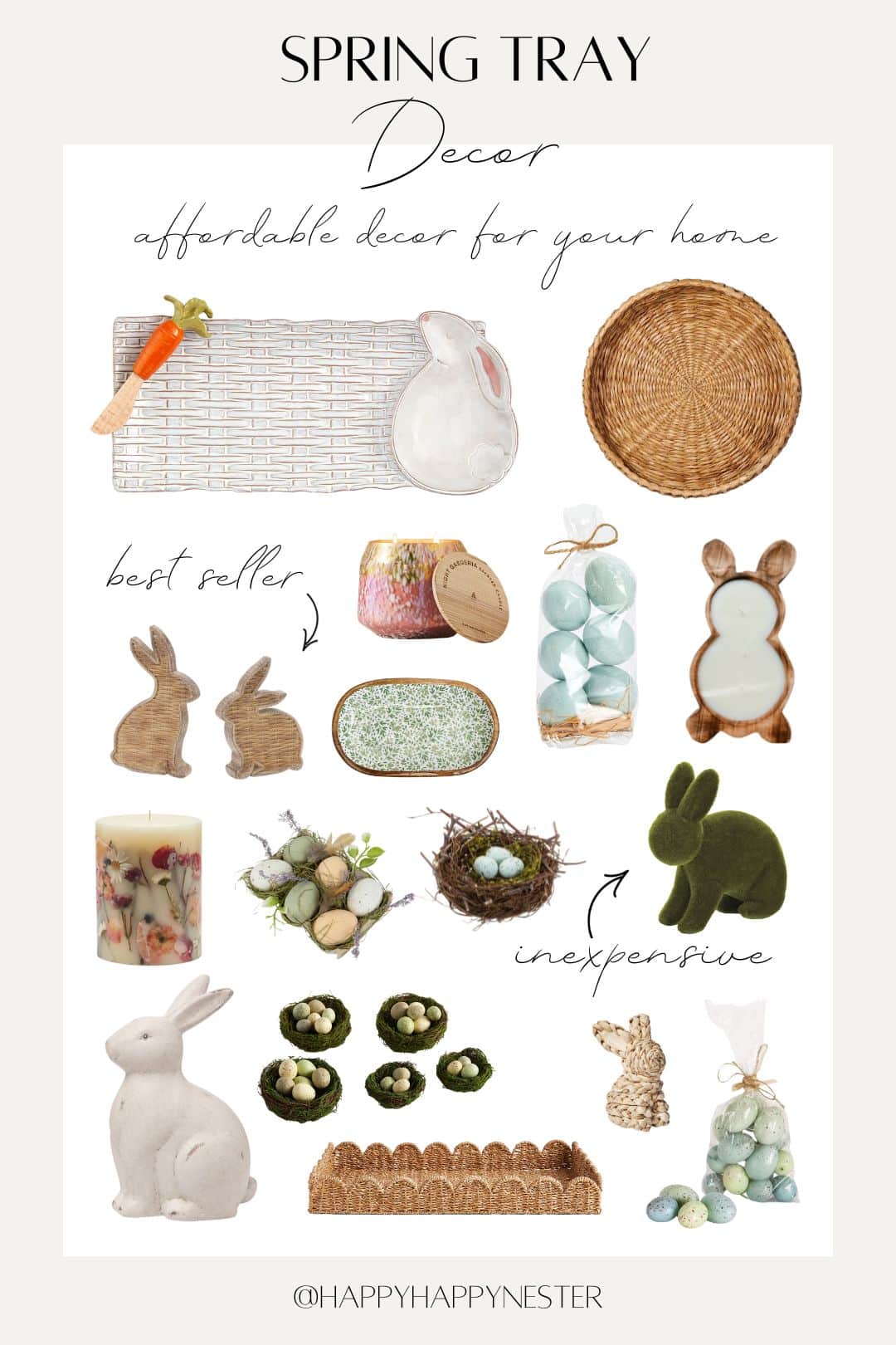 Spring Tray Decor - Happy Happy Nester