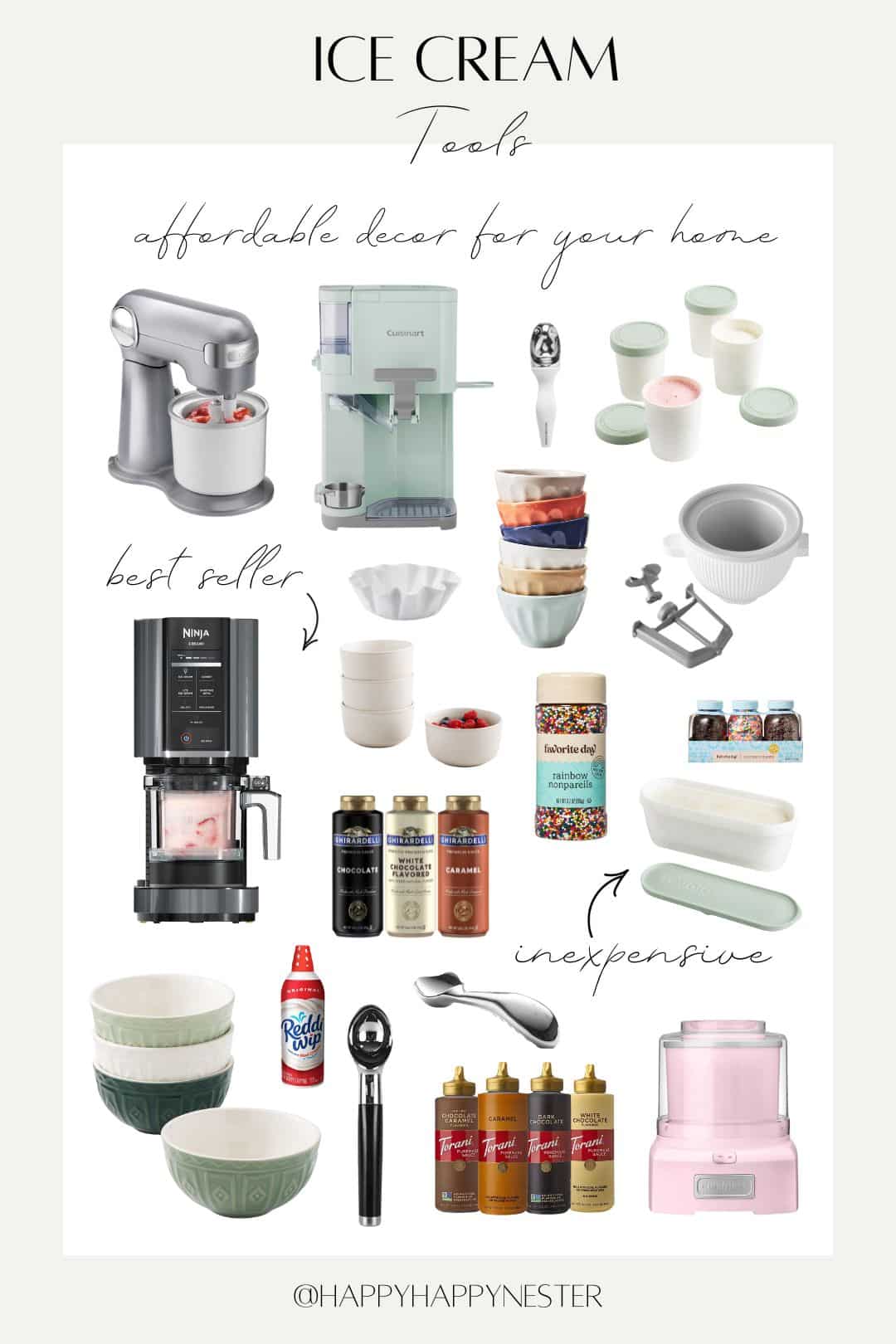 Ice Cream Tools - Happy Happy Nester