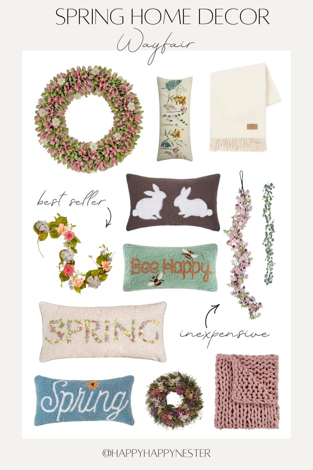 Spring Home Decor (Wayfair) - Happy Happy Nester