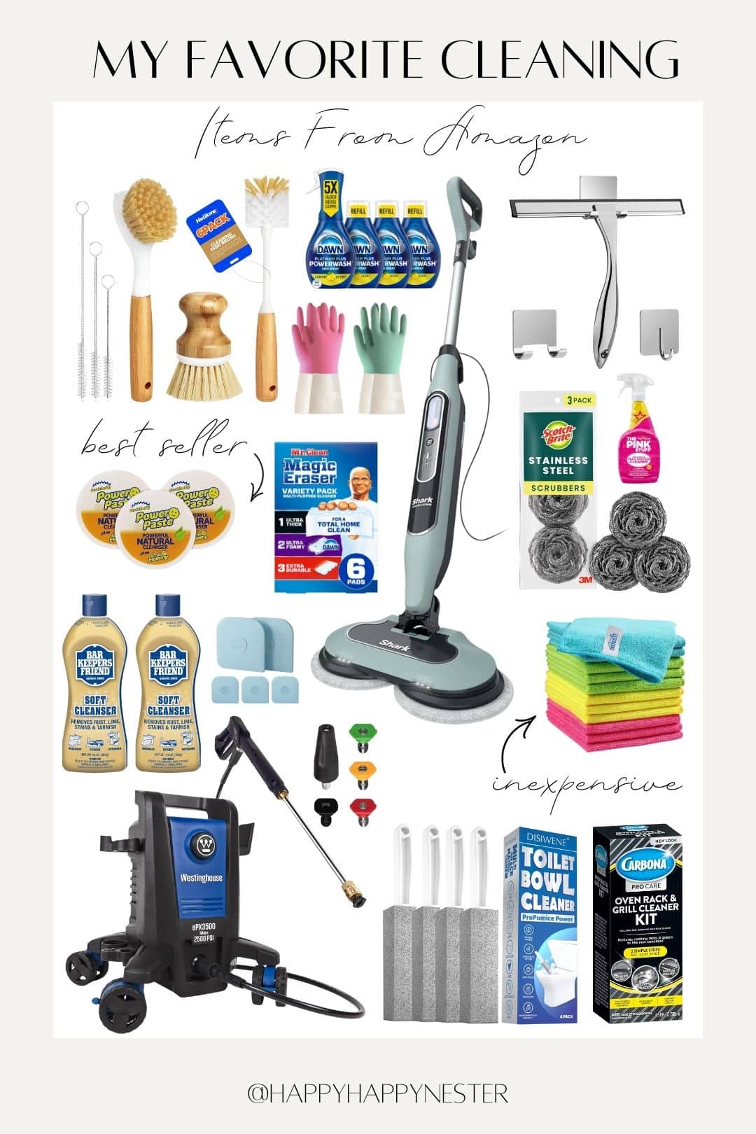 My Favorite Cleaning Items from Amazon - Happy Happy Nester